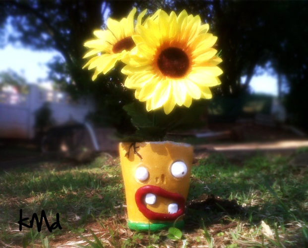 Strawberry Pizza: Plants Vs. Zombies Pot plant!