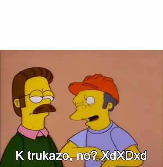 Meme Simpsons Flanders y Moe