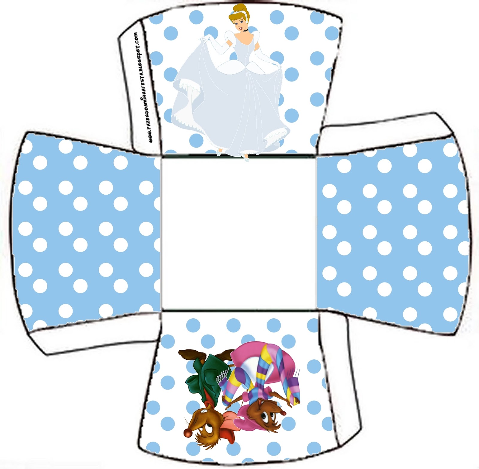 Cinderella Birthday Party: Free Printable Boxes. - Oh My Fiesta! in english