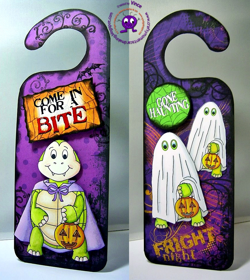 A.J.'s Digi Shoppe Blog: Halloween Turtle Door Handle Hanger.