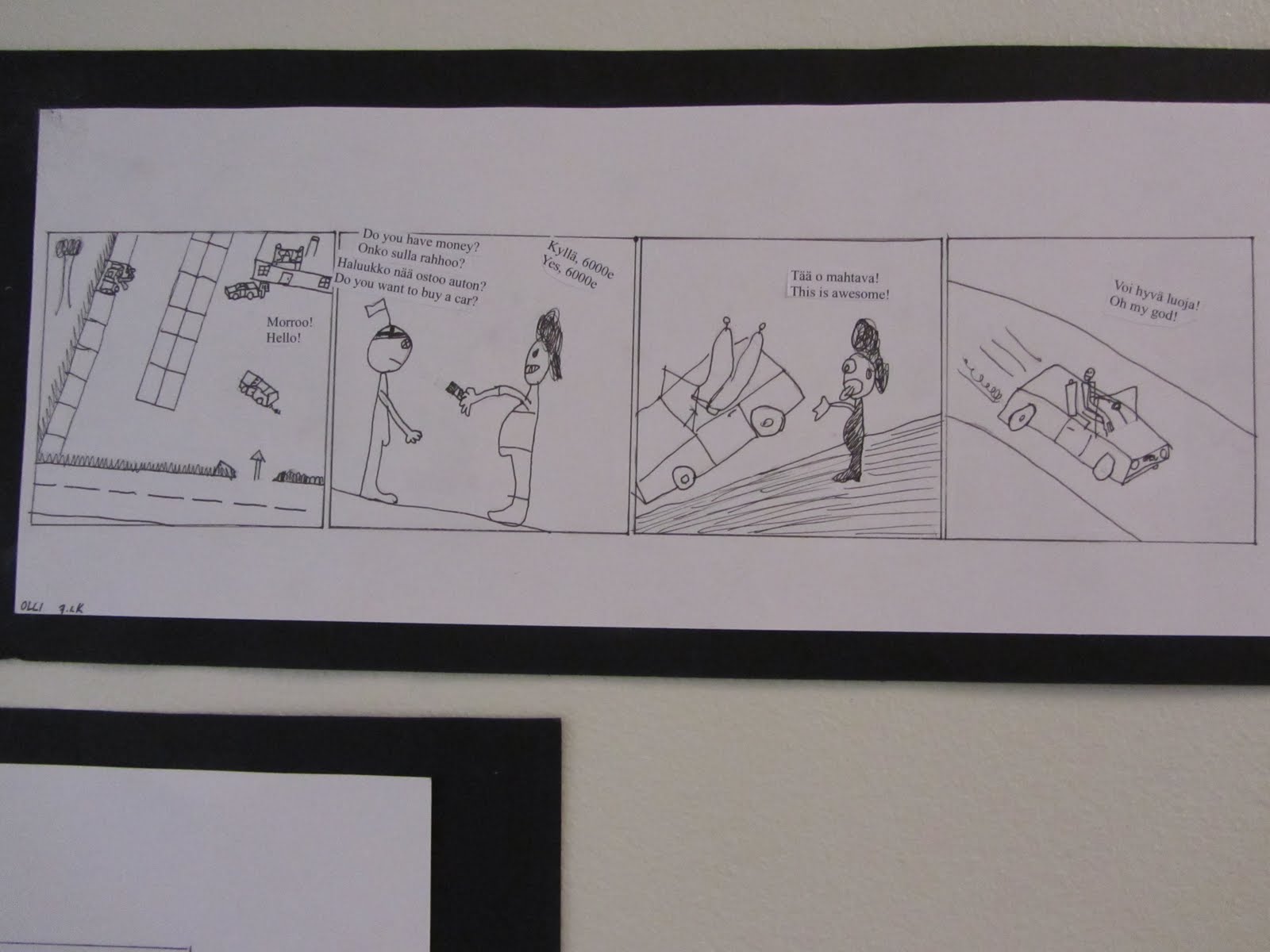 "The Magic of Books": 7th graders comics (Finland)