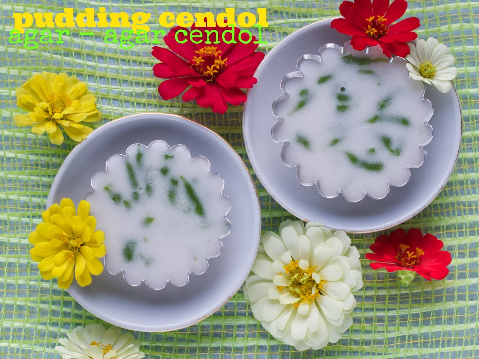 Indonesian Medan Food: Pudding Cendol ( Cendol Agar )