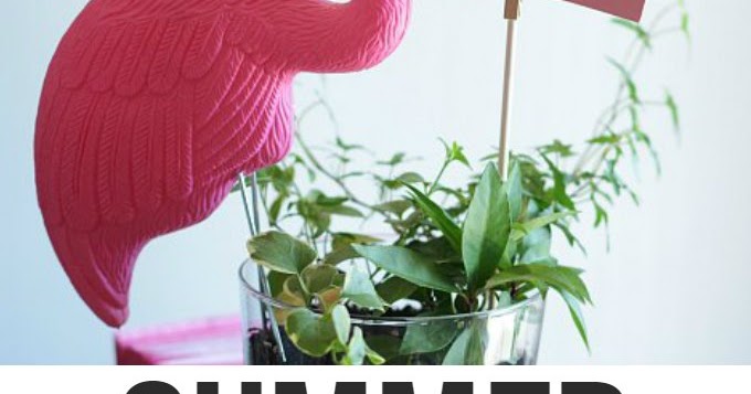 She's Crafty: Summer celebration: Family Friendly Flamingo Party