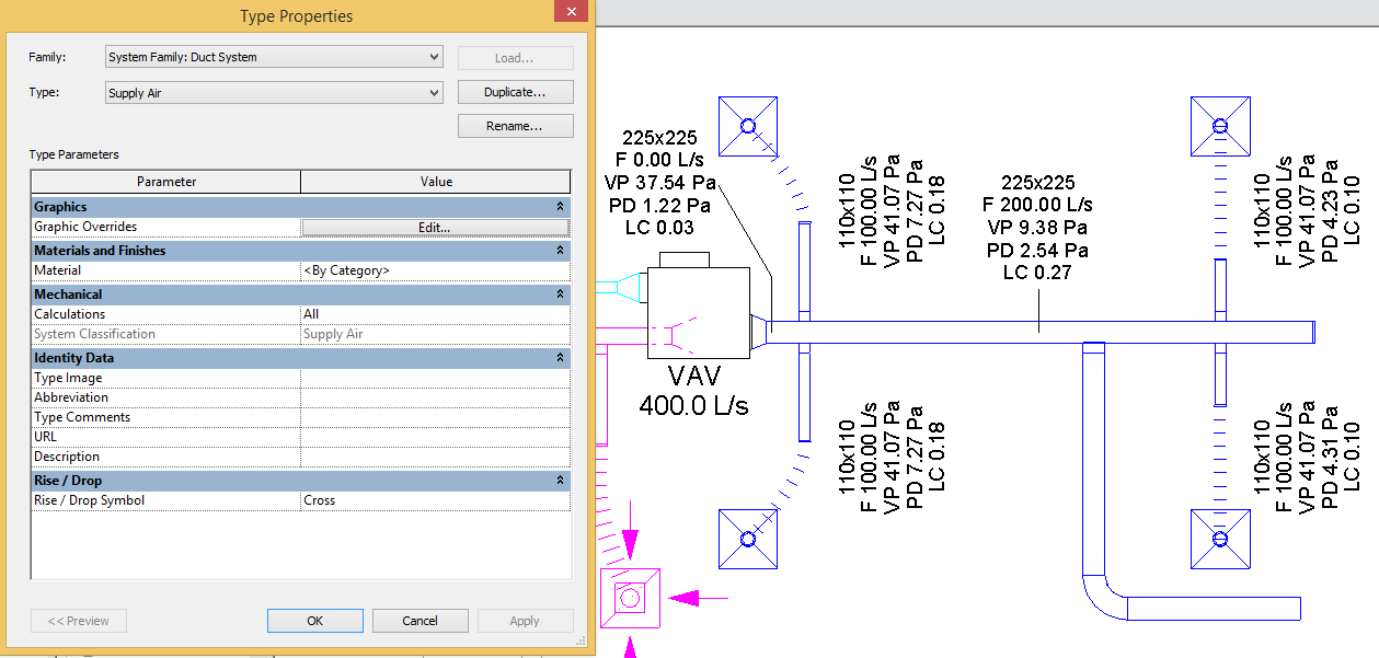 Revit Recess: MEP Pressure Drop and Duct & Pipe System Calculations