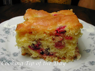 Cooking Tip of the Day: Recipe: Cranberry Cornbread