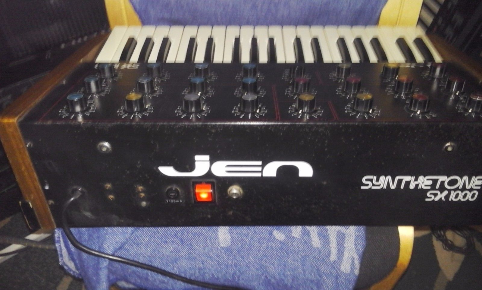 MATRIXSYNTH: Jen Synth Tone SX1000 Synthesizer w/ Patch Overlay