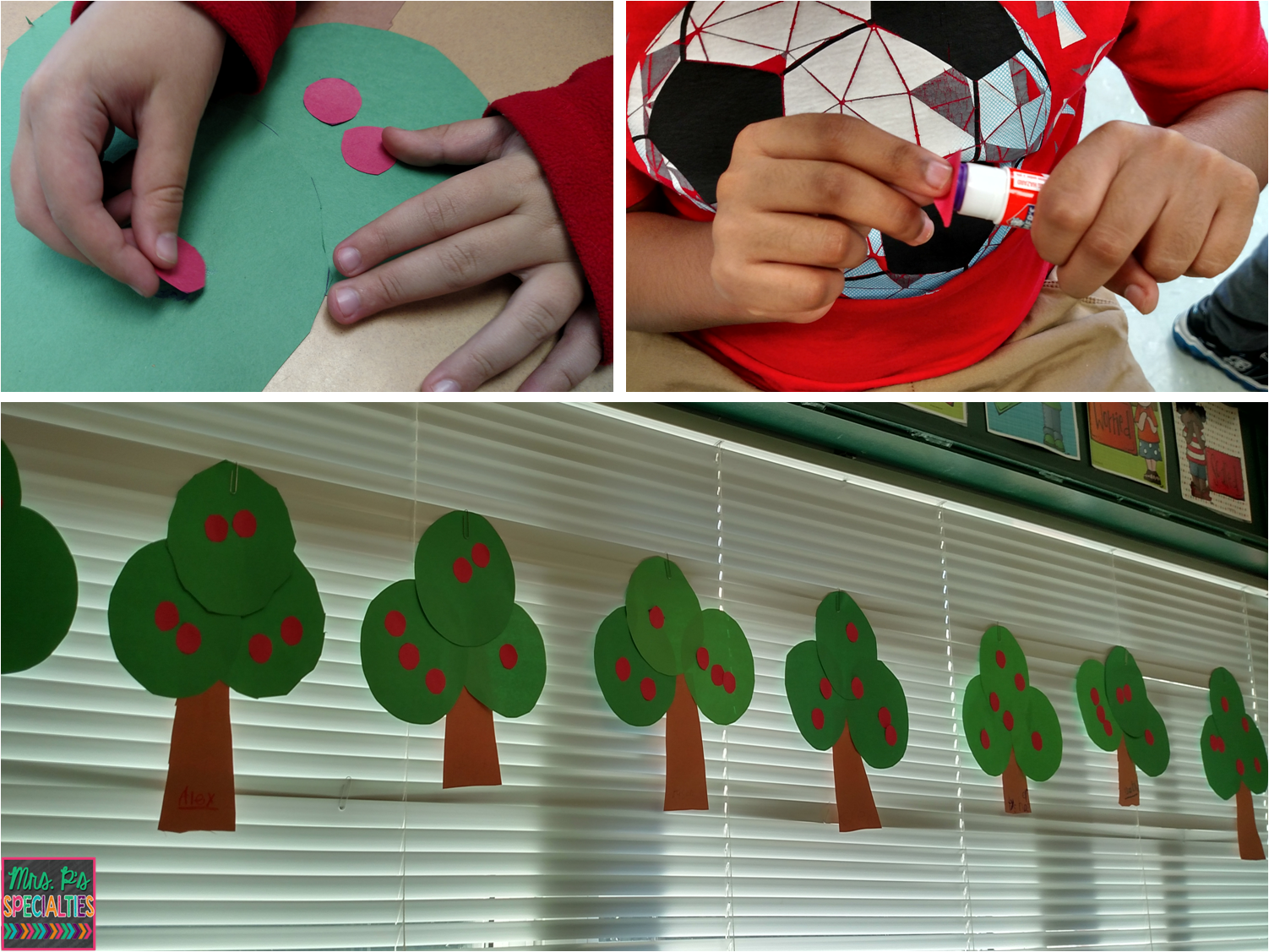 Apple Learning across the day! · Mrs. P's Specialties