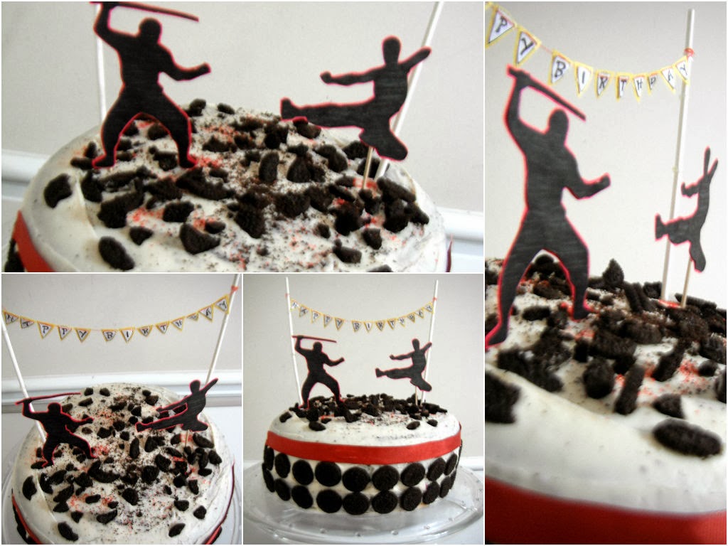 Variety O' Variety Blog: Ninja Theme & Birthday Cake