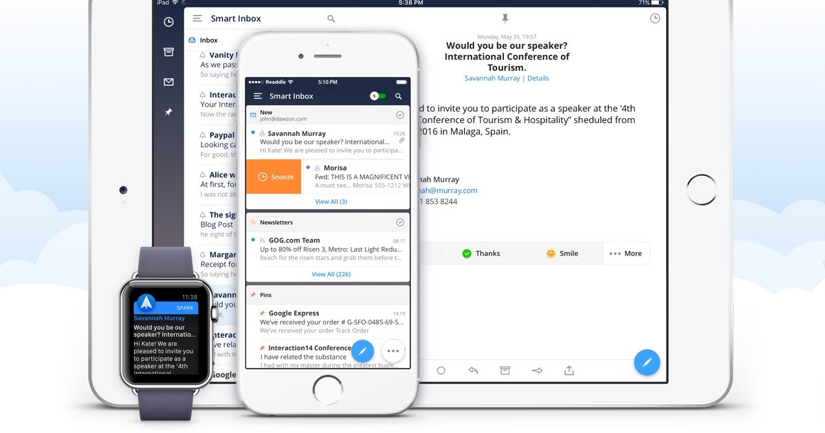 Spark facilita a gestão de email - agora também para iPad | Aberto até ...