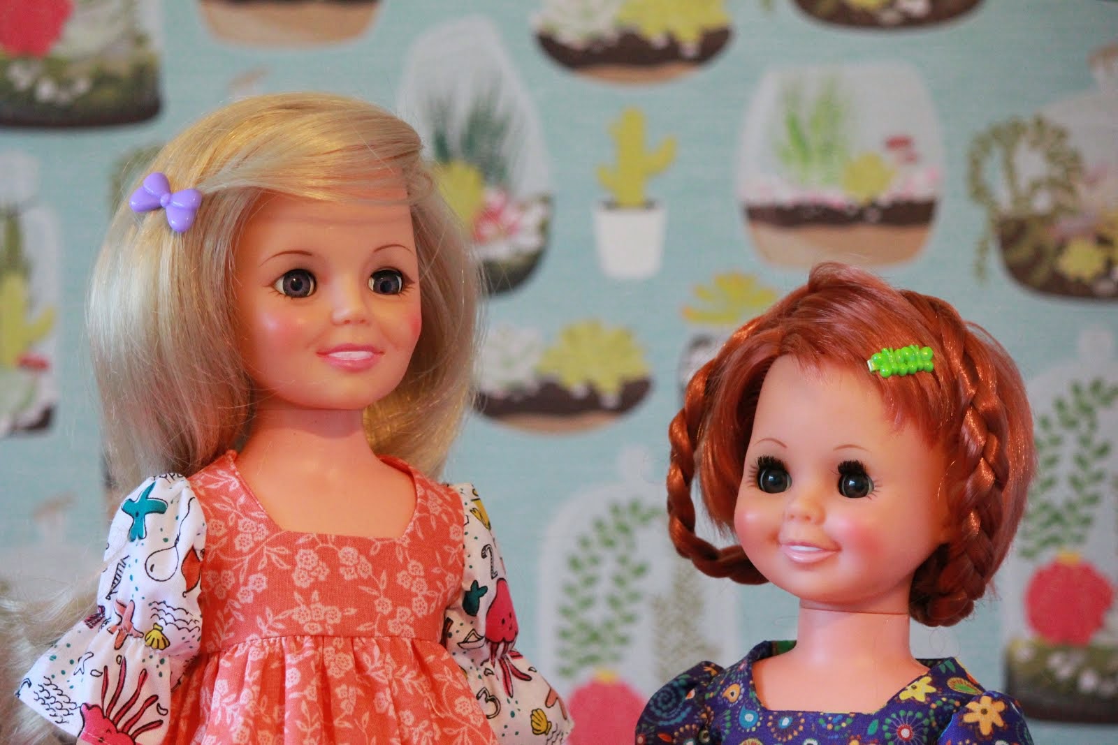 Dolls and Pretty Things: Sewing for Dolls: Crissy and Velvet