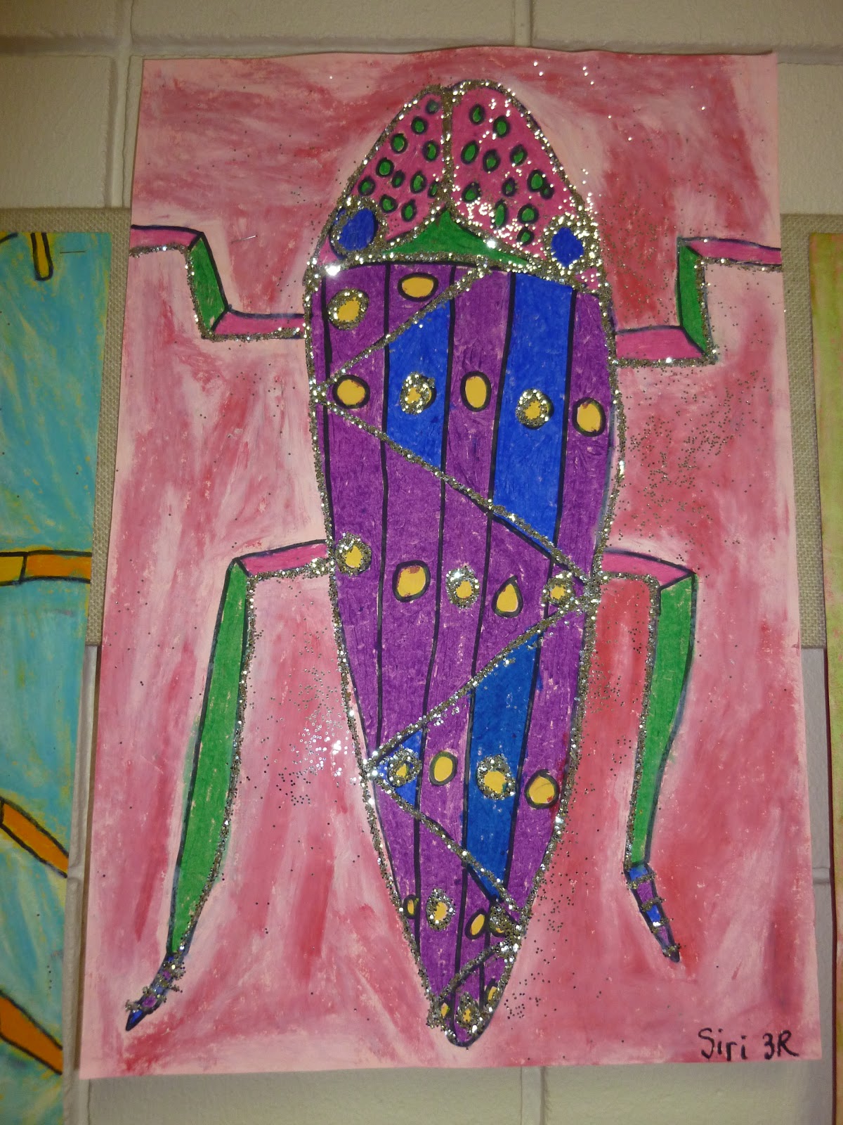 Mrs. Werner's Art Room: 3rd Grade Oil Pastel Insects