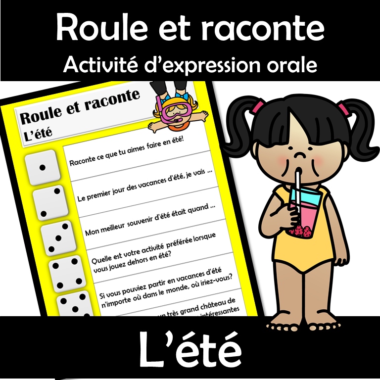 la classe de caro.: Roule et raconte - L'été - Activité d'expression orale