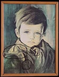 Maldiciones: Cuadros de los niños llorones.