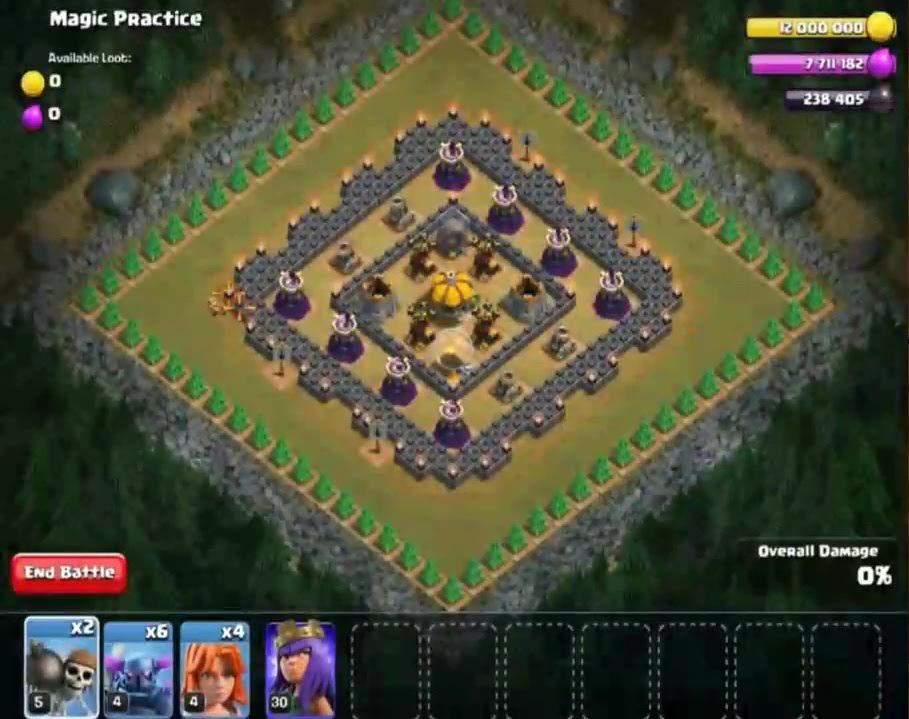 Kumpulan Goblin Base 1-50 & 51-75 Clash of Clans (COC) | Gaming Tutorial Pedia