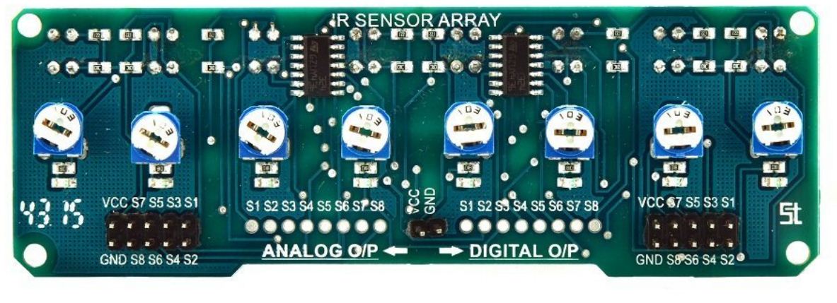 ELECTRONIC CONNECTORS: IR LINE FOLLOWING ROBOT USING IR SENSOR ARRAY(8 ...