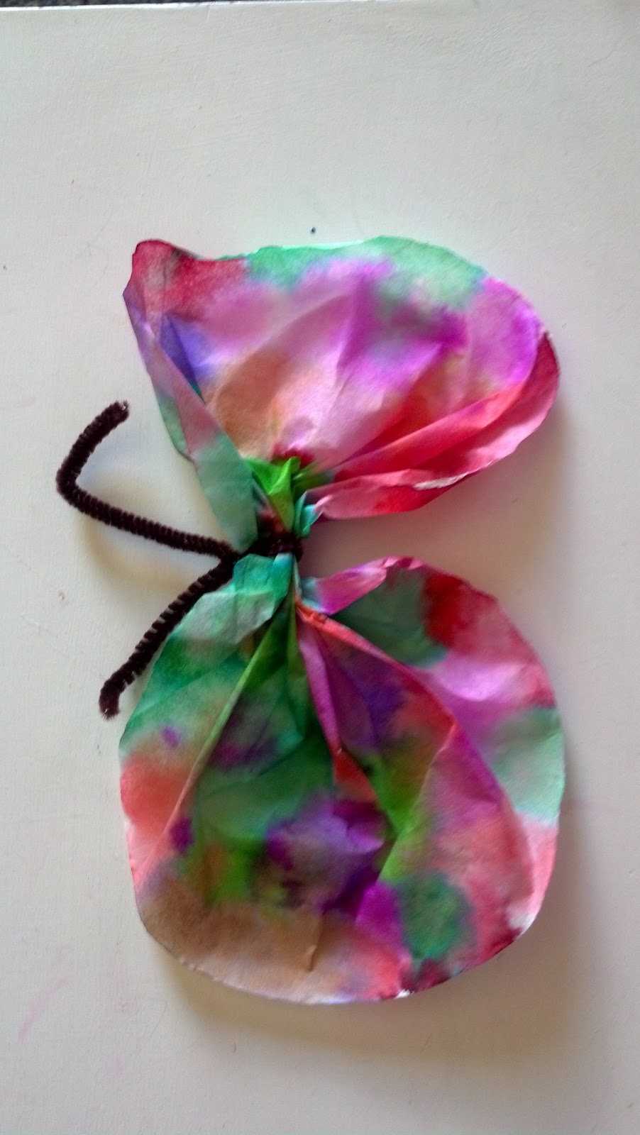Diving Into Learning: Insect Unit- Butterfly Craft!