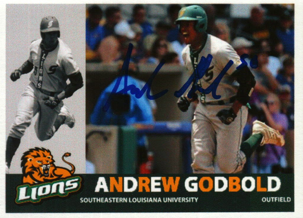 Jackson's Autographs: Andrew Godbold: OPRF Graduate, Dodgers Prospect ...