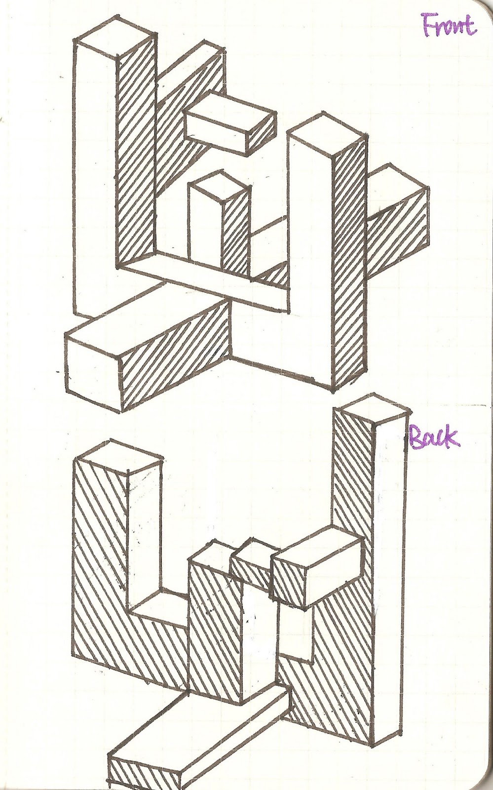 Yilin Zhong: 12 Axonometric Drawings