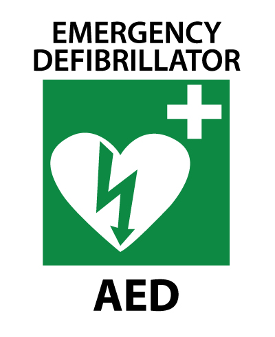 PrintOptions.ie: AED DEFIBRILLATOR VECTOR LOGO