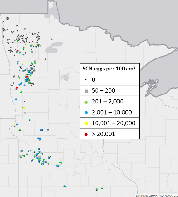Farmers sampling for soybean cyst nematode (SCN) surprised by what they ...