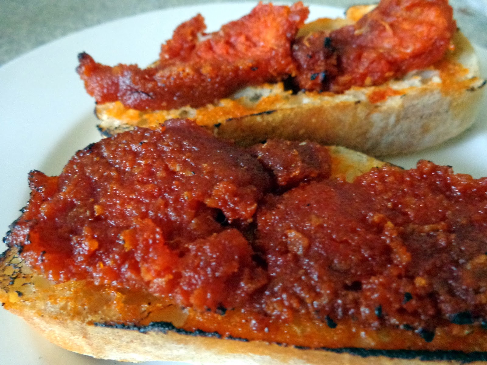 Wat ik gegeten heb: Brood met warme sobrasada