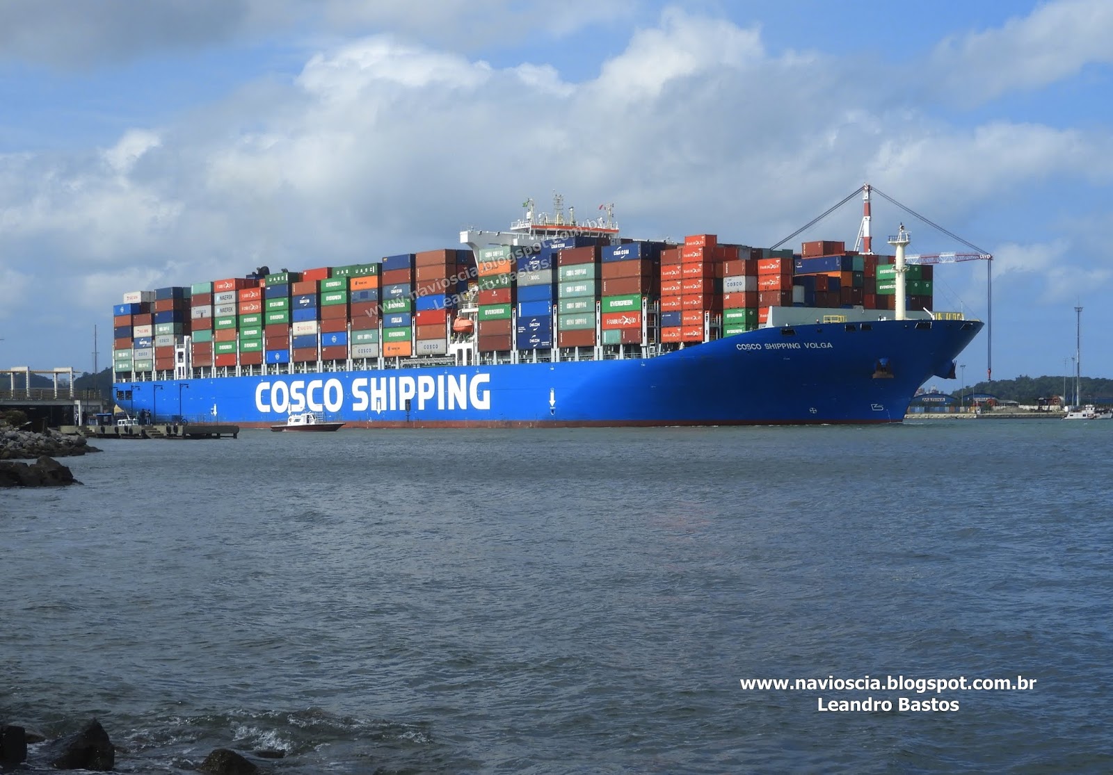 Navios de Santos & CIA: Navio COSCO SHIPPING VOLGA