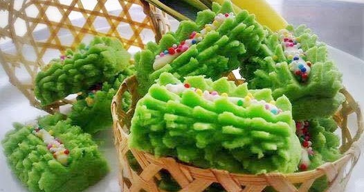 Resepi Biskut Samperit Pandan