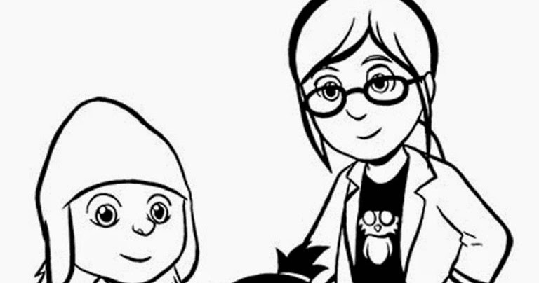 Downloads Despicable Me Margo Edith And Agnes Coloring Pages