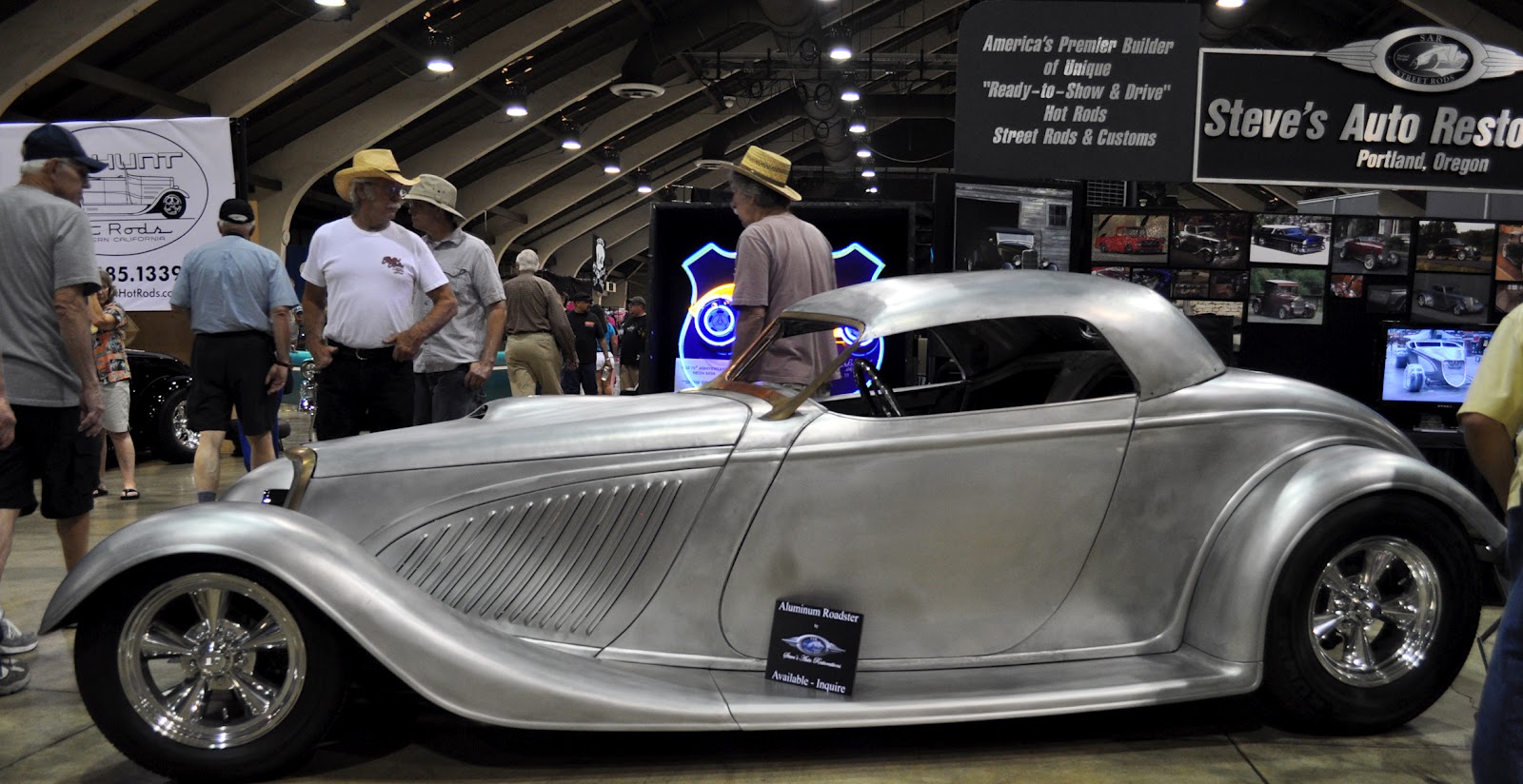 Steve's Auto Restoration has a striking aluminum hot rod, and cool ...
