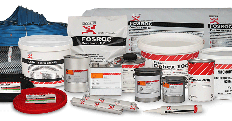 Στεγανοποίηση - επισκευή μπετόν - πακτώσεις μηχανημάτων: Η Fosroc στην ...