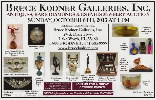 BRUCE KODNER AUCTION GALLERIES: AUCTION SUNDAY OCT 6, 1 PM - BRUCE ...