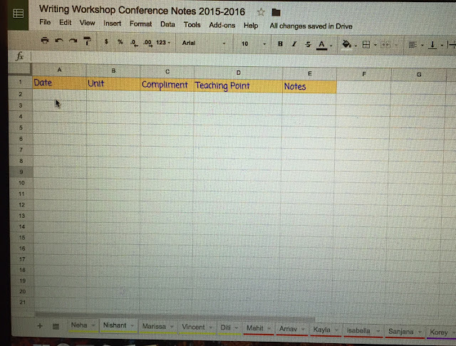 Miss Fischer's Teacher Toolkit: Google Sheets for Small Groups