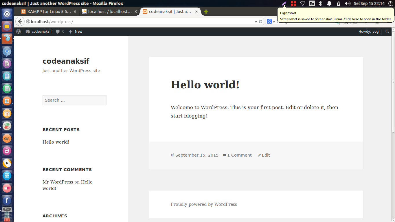 Cara Install Wordpress di localhost Ubuntu “Linux” - BACA CODING