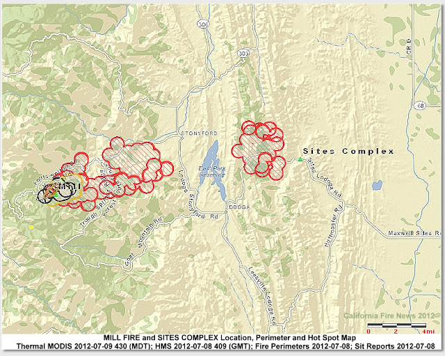 CFN - CALIFORNIA FIRE NEWS - CAL FIRE NEWS : CA-LNU -Sites Complex WUI ...