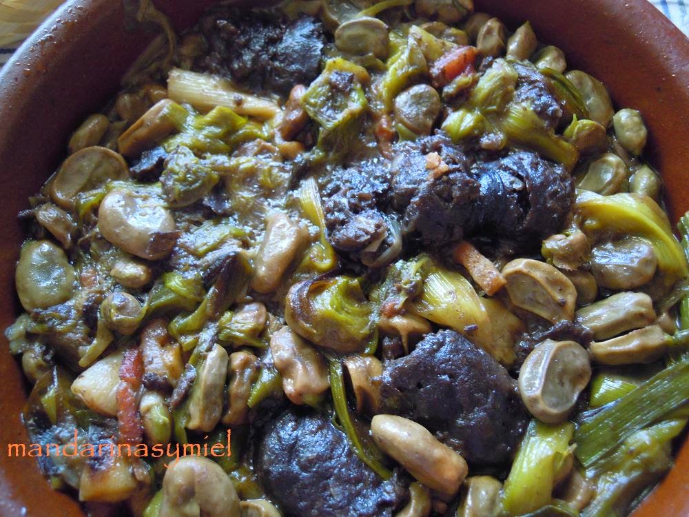 Habas al tombet | Mandarinas y miel