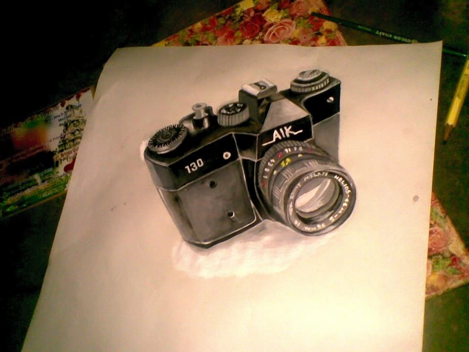 Aik Arts: Camera 3D Art Work