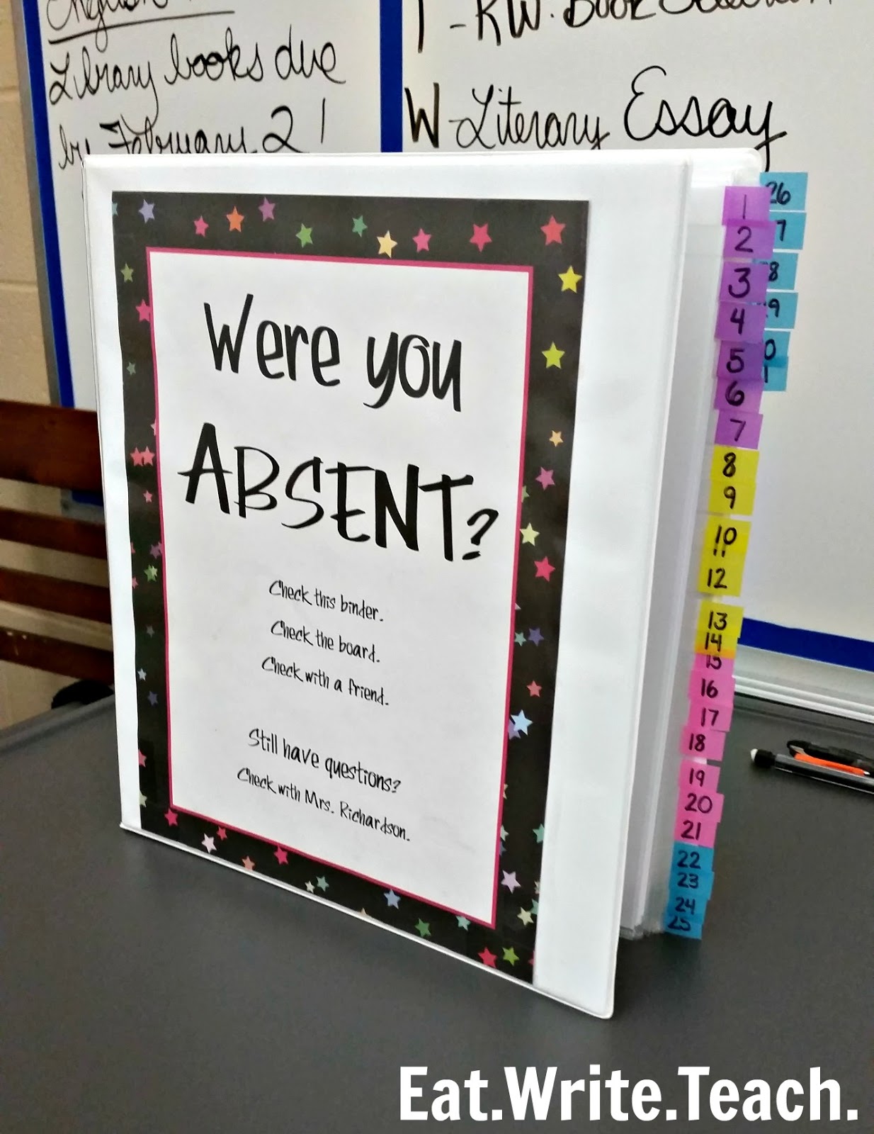 Eat. Write. Teach.: Classroom Operations Manual and an UPDATED Absent ...