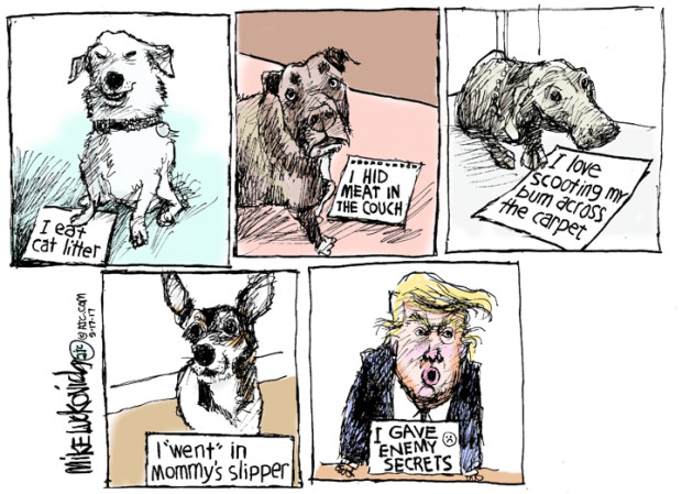 Terrierman's Daily Dose: The Trump Dog Metaphor in Cartoon