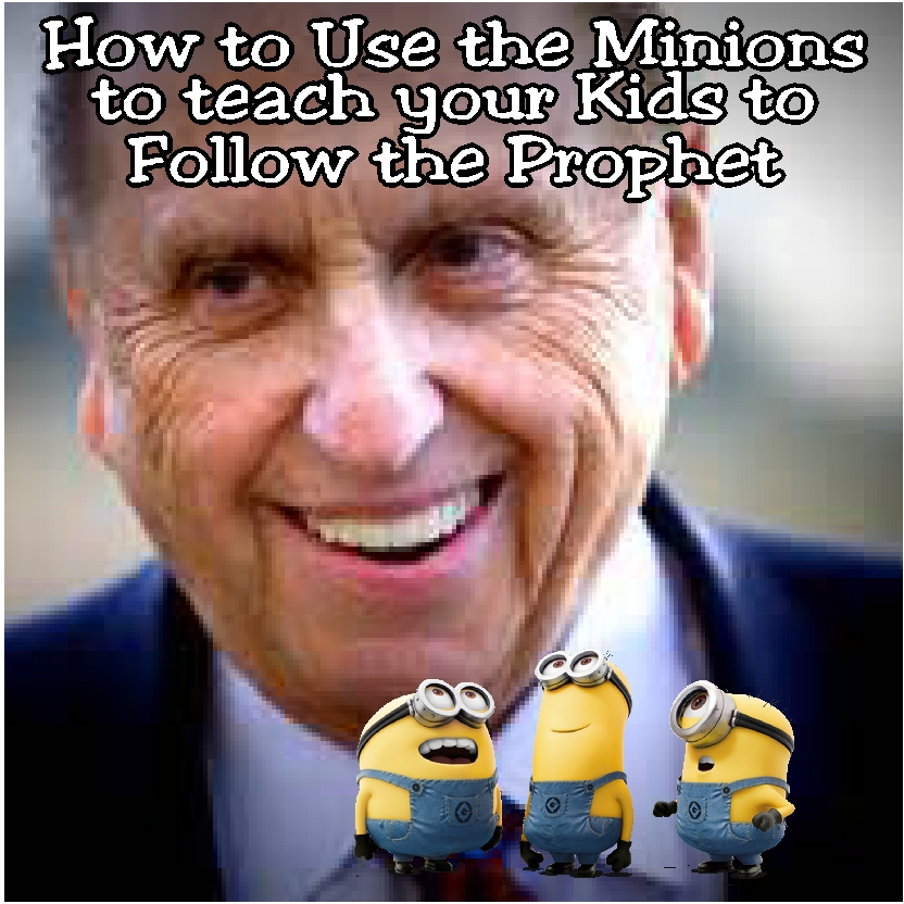 DIY Party Mom: Using the Minions to teach Your Kids to Follow the Prophet