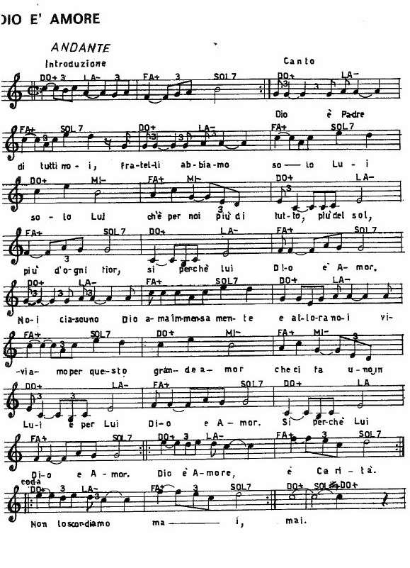 BODI SONČEK: 78 DIO È AMORE (Gen Rosso)