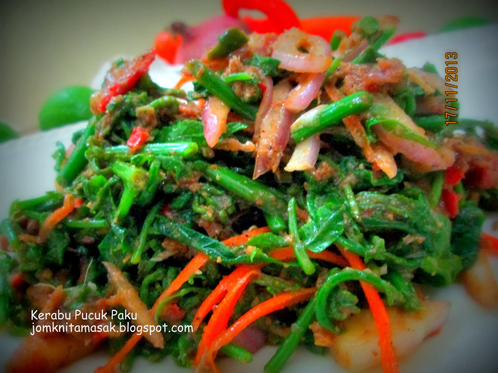 Jom Kak Nita Masak: Kerabu Pucuk Paku