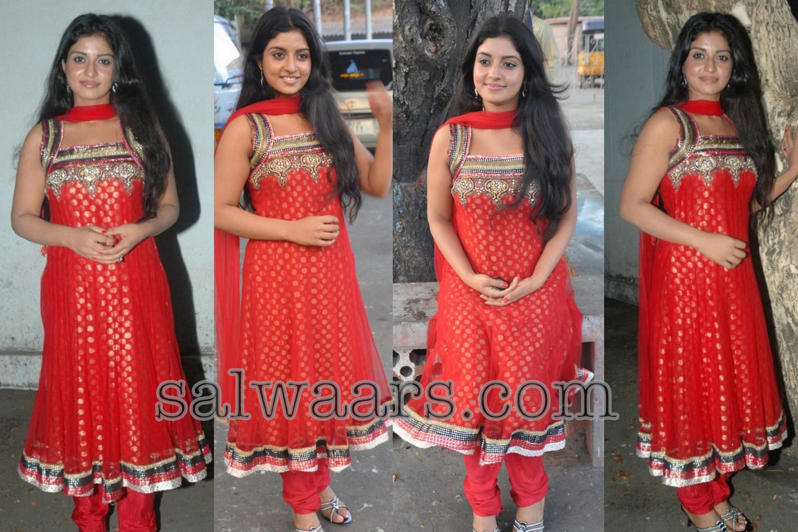 Atmiya in Sleeve Less Kameez - Indian Dresses