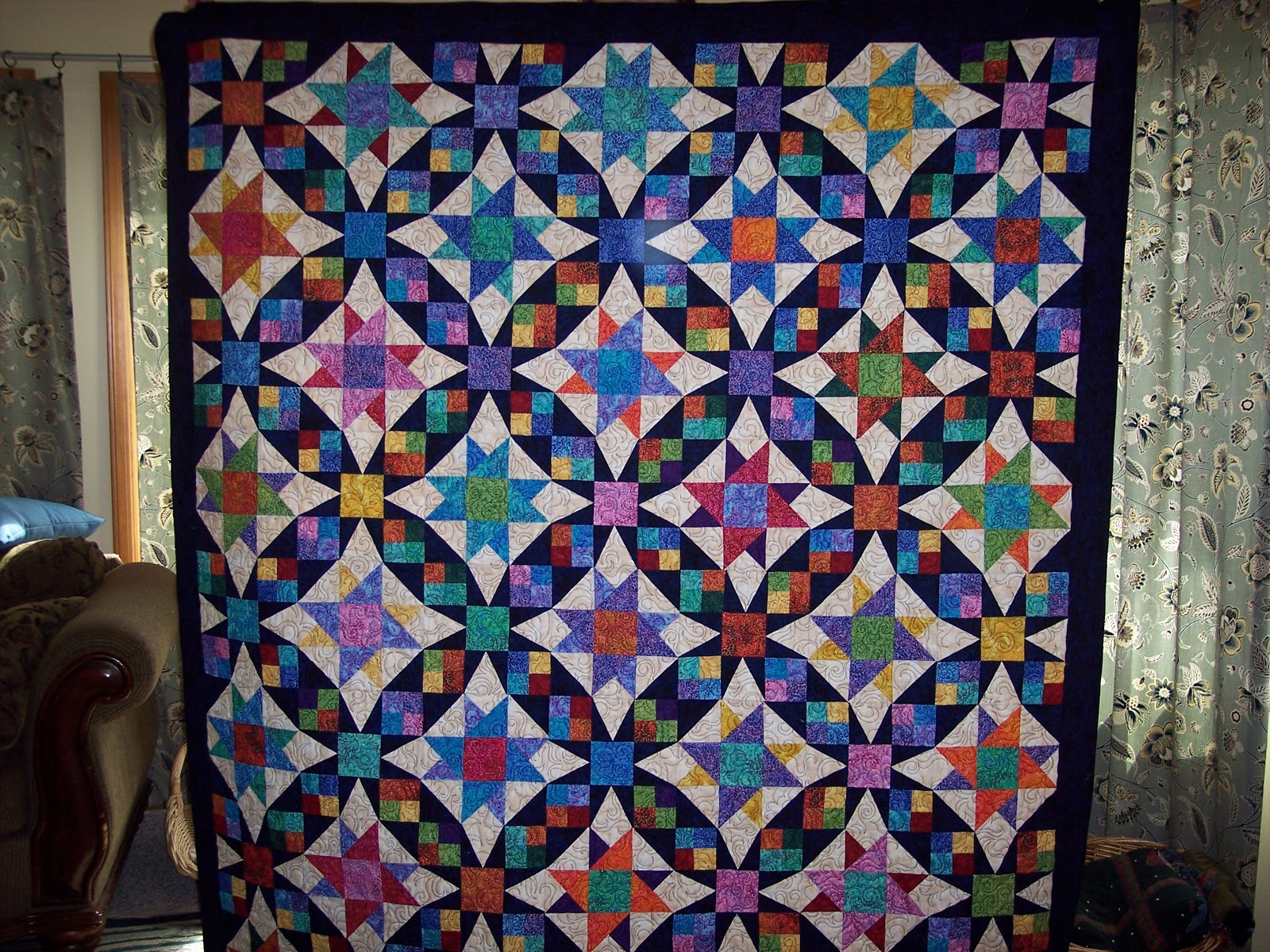 One Stitch at a Time: Quilt I shipped off yesterday....