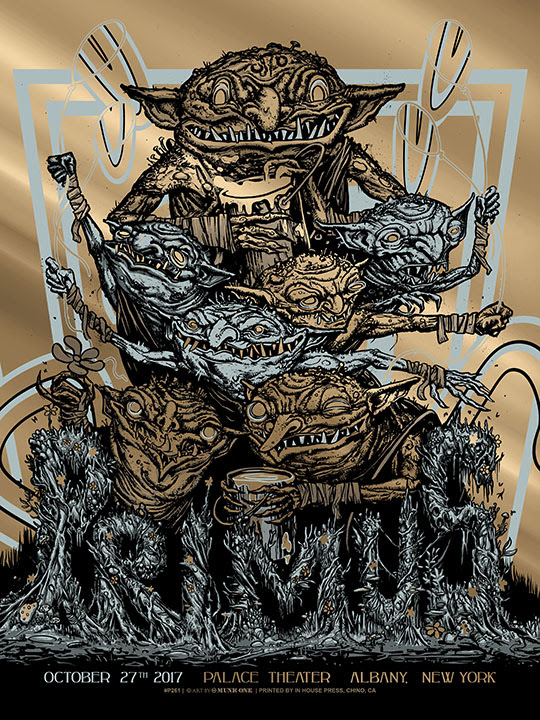 INSIDE THE ROCK POSTER FRAME BLOG: Primus Albany Munk One Print Release