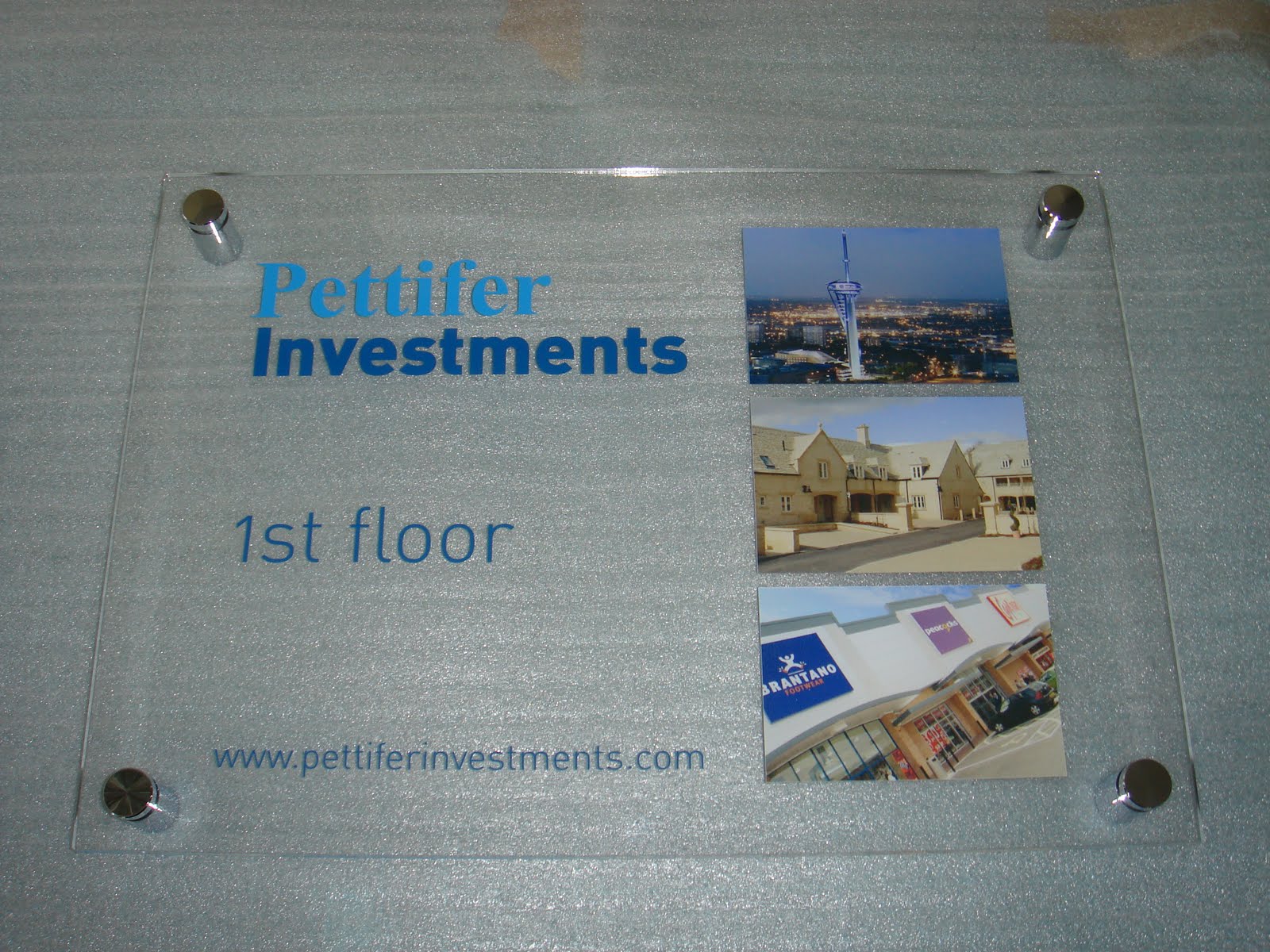 Signage work by Creative Sign and Design Ltd, Warwickshire: Perspex ...