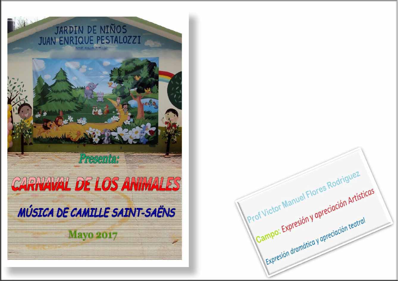 Carnaval de los animales ~ Expresión y apreciación artistica