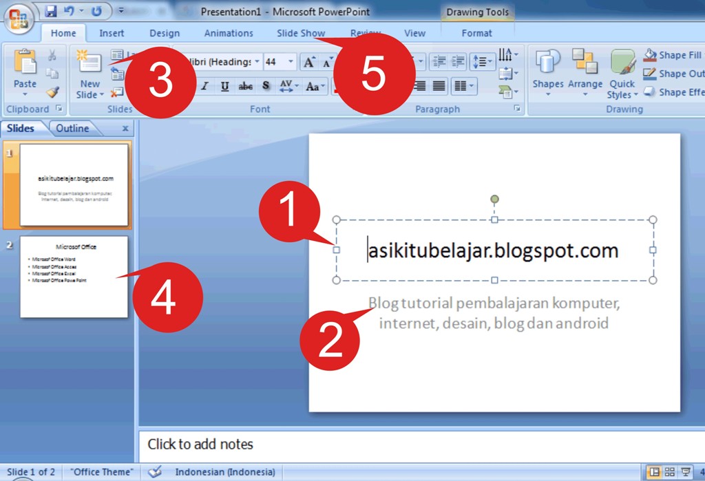 Cara Memulai Menjalankan Dan Menyimpan Power Point - ASIK ITU BELAJAR