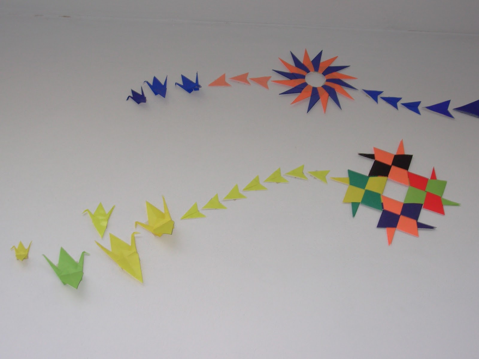 OrigamiAna: "Ciclo 33" Origami Mural