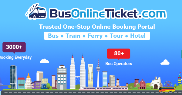 BUSONLINETICKET : BELI TIKET BAS SECARA ONLINE TANPA SEBARANG CAS TAMBAHAN