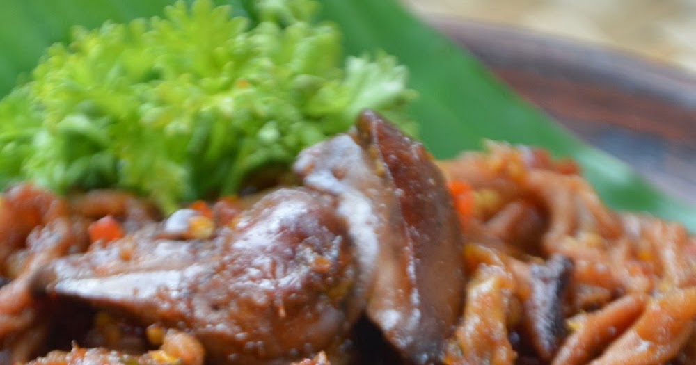 Diah Didi's Kitchen: Usus Ayam Dan Ati Ampela Bumbu Pedas Manis